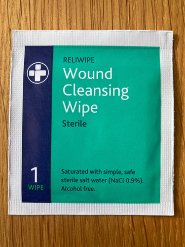 Wound Cleaning Wipes 5 pack | S&L Safe Cut Kits