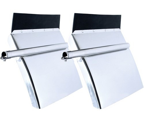 QUARTER FENDER KIT IN STAINLESS STEEL WITH HARDWARE 24" X 24" | SB ...