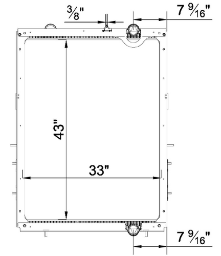 KENWORTH T680/PETERBILT 579 2022 & UP RADIATOR WITH FRAME | SB Truck Parts
