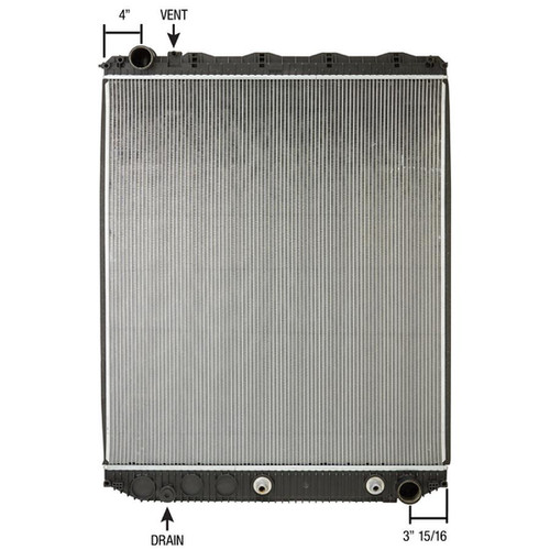 VOLVO VNL/MACK CXU613/MACK ANTHEM RADIATOR W/ OIL COOLER 2008-2017 | SB ...