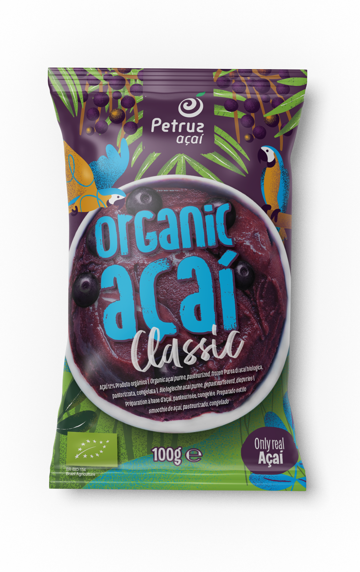 Organic Açaí Classic - 100g | Petruz