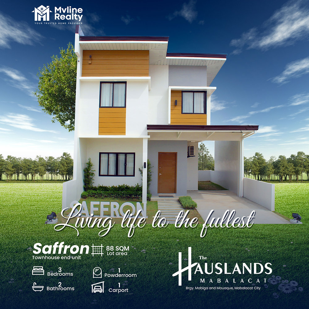 Saffron model unit in The Hauslands Mabalacat