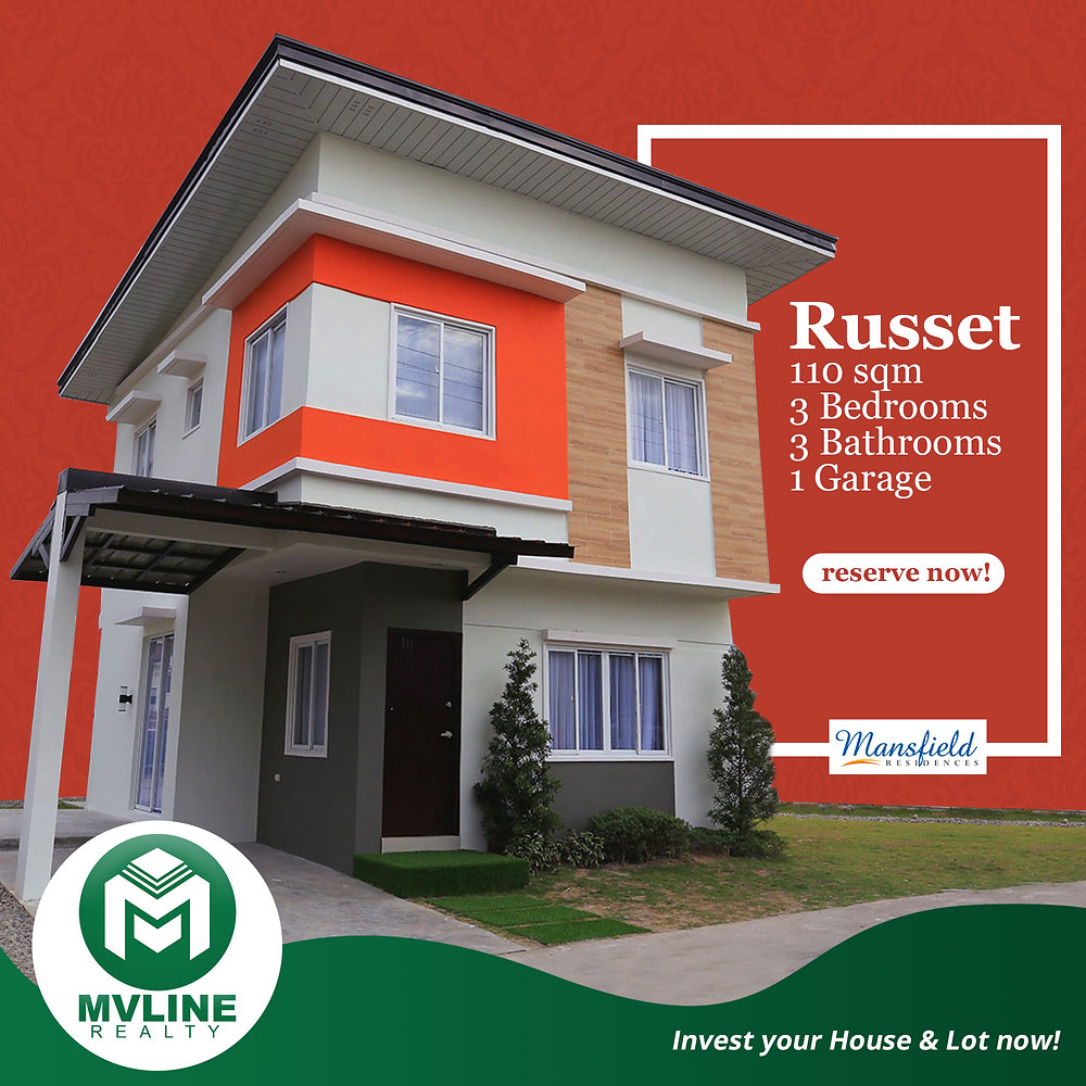 Mansfield Residences with Russet Model Unit a Single Detached 2-storey ...