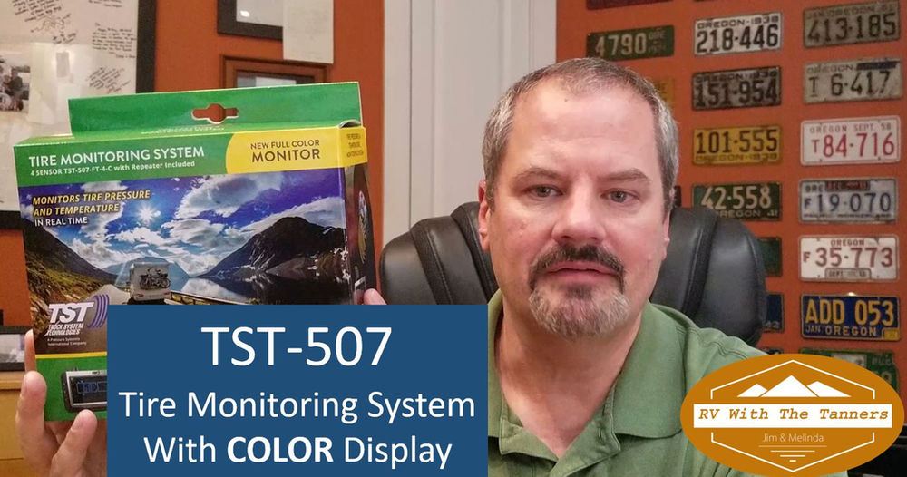 NEW! "TST-507" TPMS System with Color Display