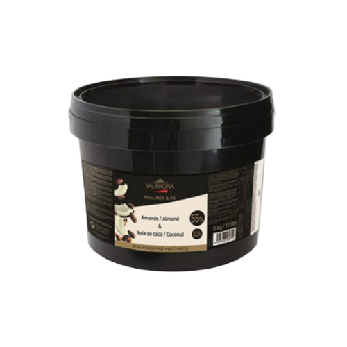 Almond 55% And Coconut Praline 12.5% Valrhona 5 Kg X 2 Case | NEDRAN Group
