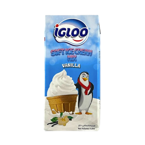 ICE CREAM VANILLA LIQUID IGLOO 1 LTR | NEDRAN Group