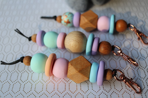 Gorgeous Pastel Keyrings | BigBear&LittleBirdie
