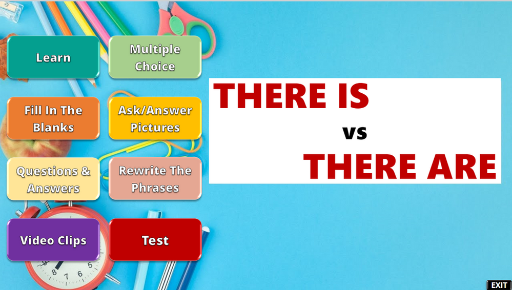 There is vs. There are