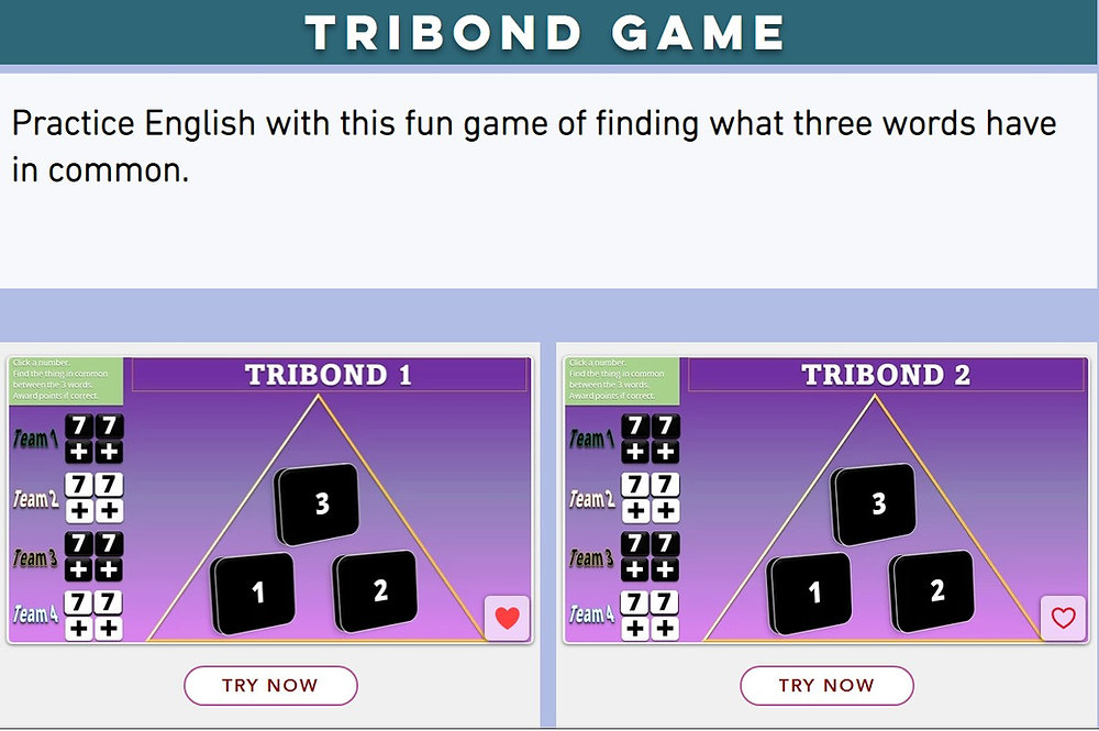 New Game Tri-Bond