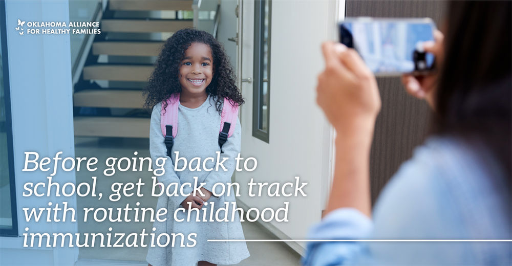 Before going back to school, get back on track with routine childhood immunizations