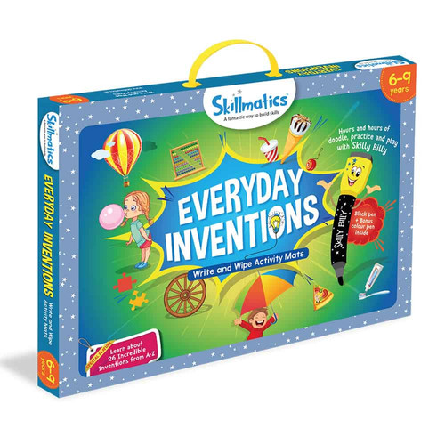 Skillmatics Everyday Inventions - Learn With Fun - 26 Repeatable Write ...