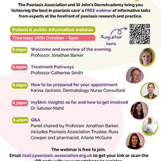 Event 26th September 2023 | Achieving the best in psoriasis care