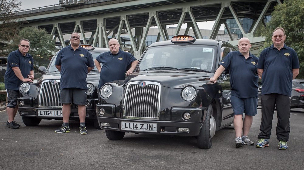 Press Release: Five London cabbies pledge to lose over 25 stone and cl