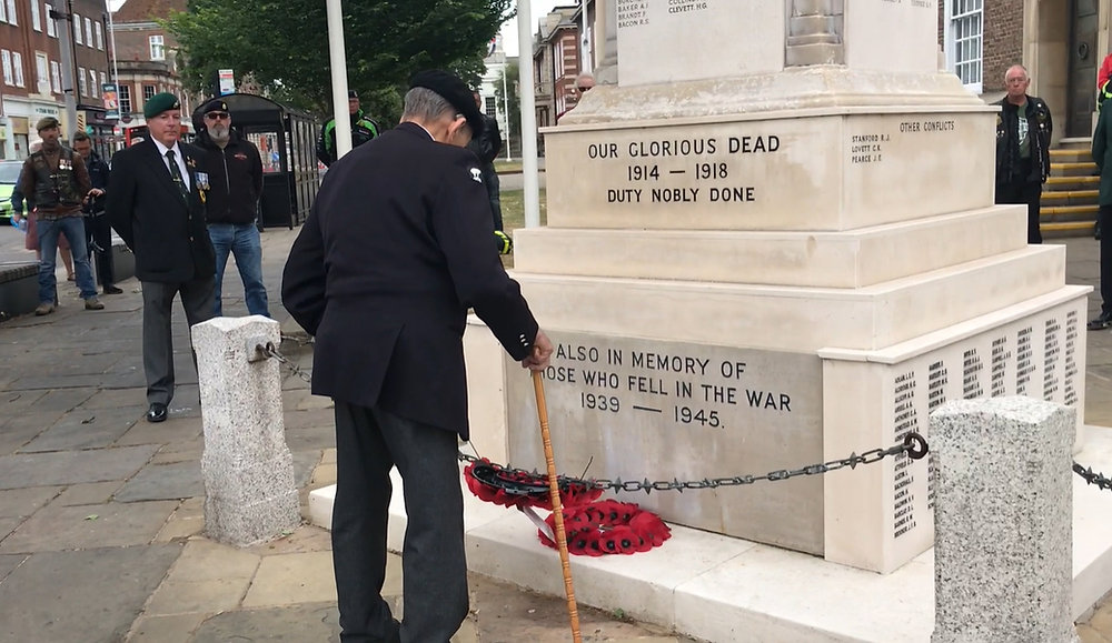 Major Ted Hunt and Ian Parsons interviewed on BBC Radio Sussex for D-Day