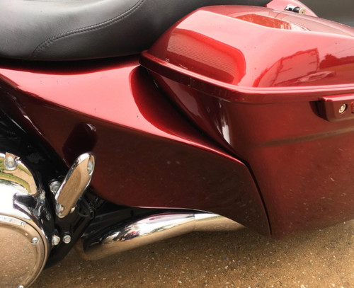 harley stretched side covers 2014-2018 | topcustombaggers