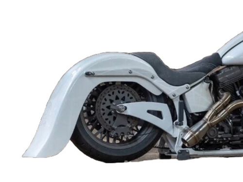 Harley 9" Fiberglass Rear Cholo Fender Softail Heritage Classic FL ...