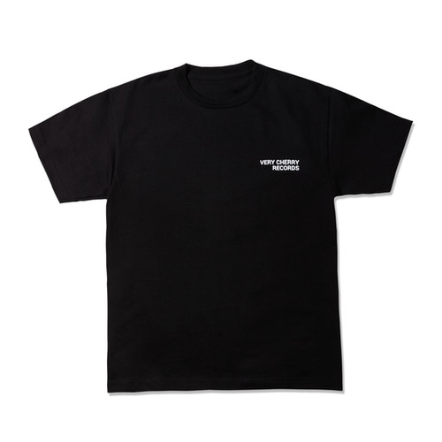 VERY CHERRY RECORDS S/S T-SHIRTS BLACK | CHAELINCL