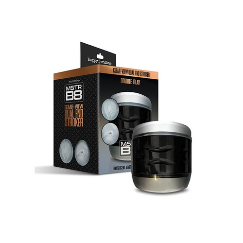MSTR B8 Double Play Clear-View Dual Ended Stroker | The Romance Room