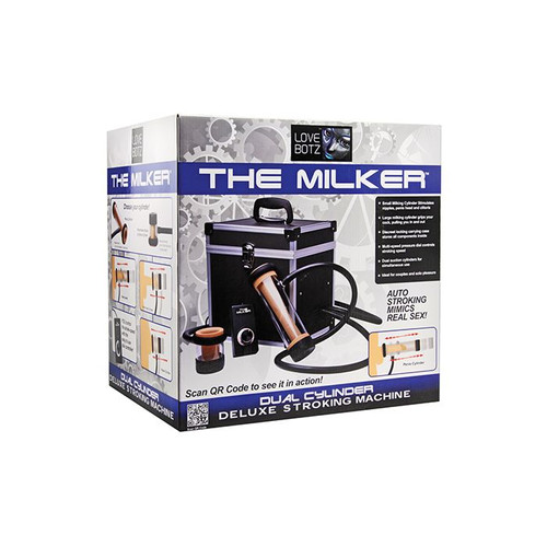 The Milker Dual Cylinder Deluxe Stroking Machine | The Romance Room