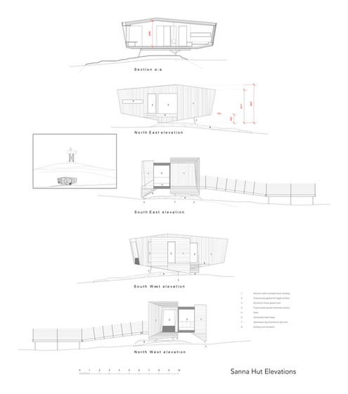 Sanna Hut perched on Rocky Shoreline | Echo Living