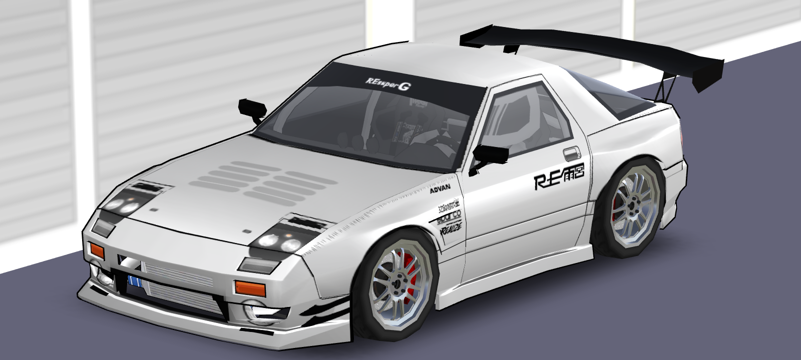 FR Legends Mazda RX7 FC3S RE Amemiya kit Livery