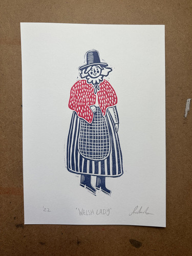 Welsh Lady | JR Illustration
