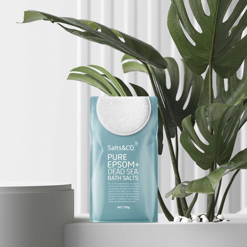 PURE EPSOM + DEAD SEA BATH SALTS 750g | Salts&Co. Australia