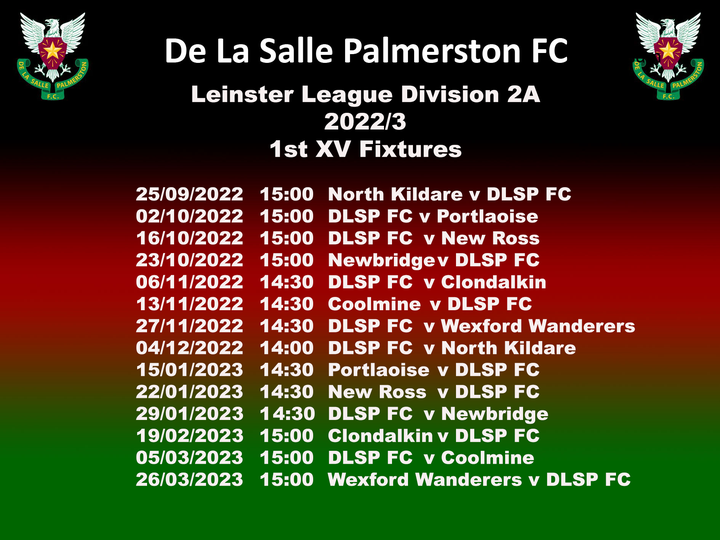 NEWS | DLSP FC Rugby Club | Kilternan Dublin 18