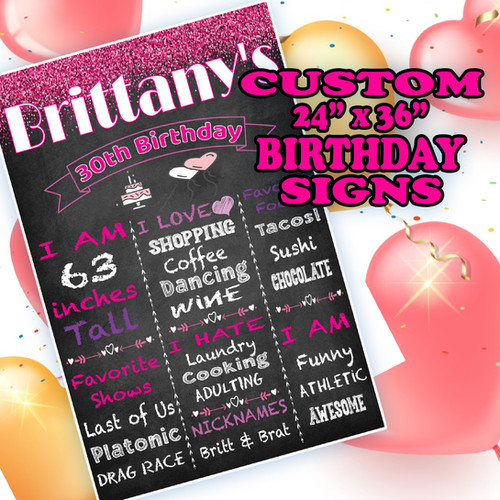 FUN BIRTHDAY SIGNS | Sunraise Printing