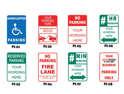 Custom Parking Signs | Sunraise Printing