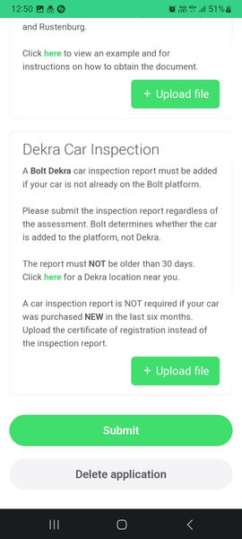 Driver roadworthiness checks in South Africa | Bolt
