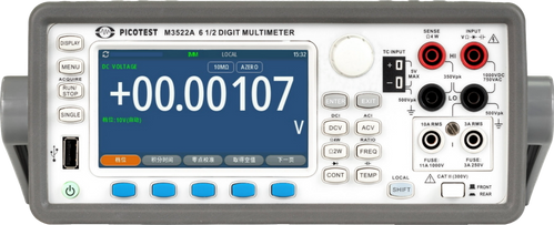 Picotest M3522A 6 1/2 Digits 4.3”TRMS Multimeter | Signal Edge Solutions