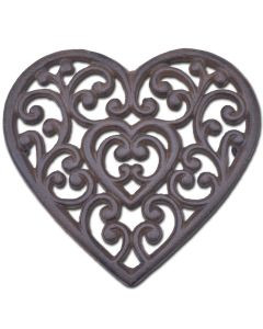 Heart Shaped Cast Iron Trivet | springerlecookiemold