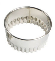 Scallop Edge Biscuit Cookie Cutter | springerlecookiemold