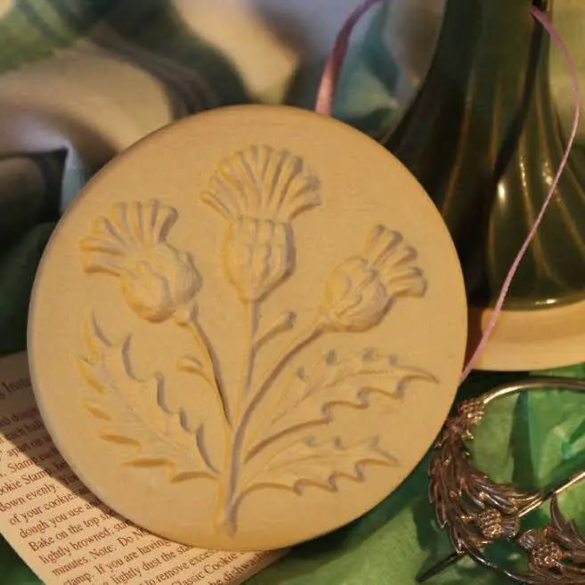 BB-1000STC01 Thistle Shortbread Cookie Stamp by Brown Bag Designs ...
