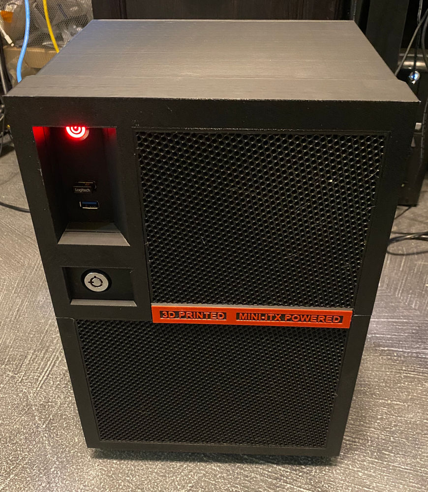 Fully 3D printed NAS Case