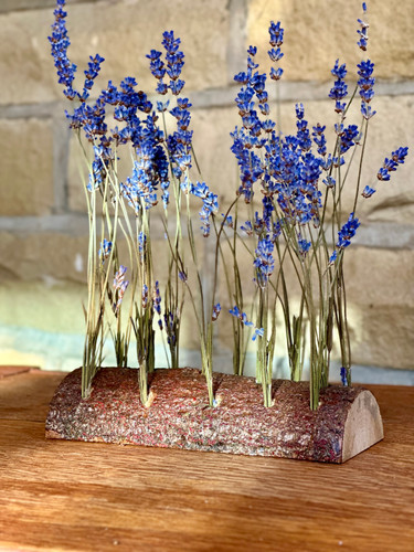 Rustic Reclaimed Wooden Flower Bar Stand - Dried Flower Display with ...