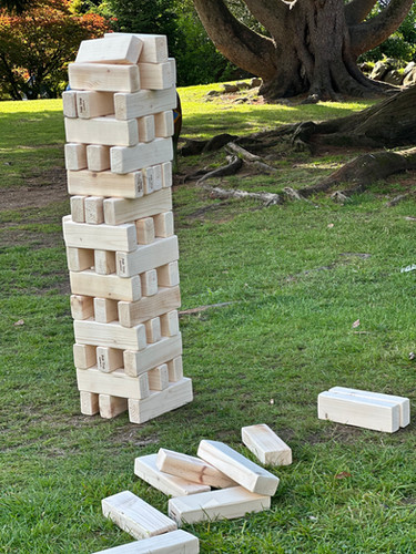 Giant Tumbling Tower! 56 Giant Tumbling Blocks! Tumbling Tower Game ...