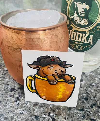 Moscow Mule Sticker | Inspired Art Market