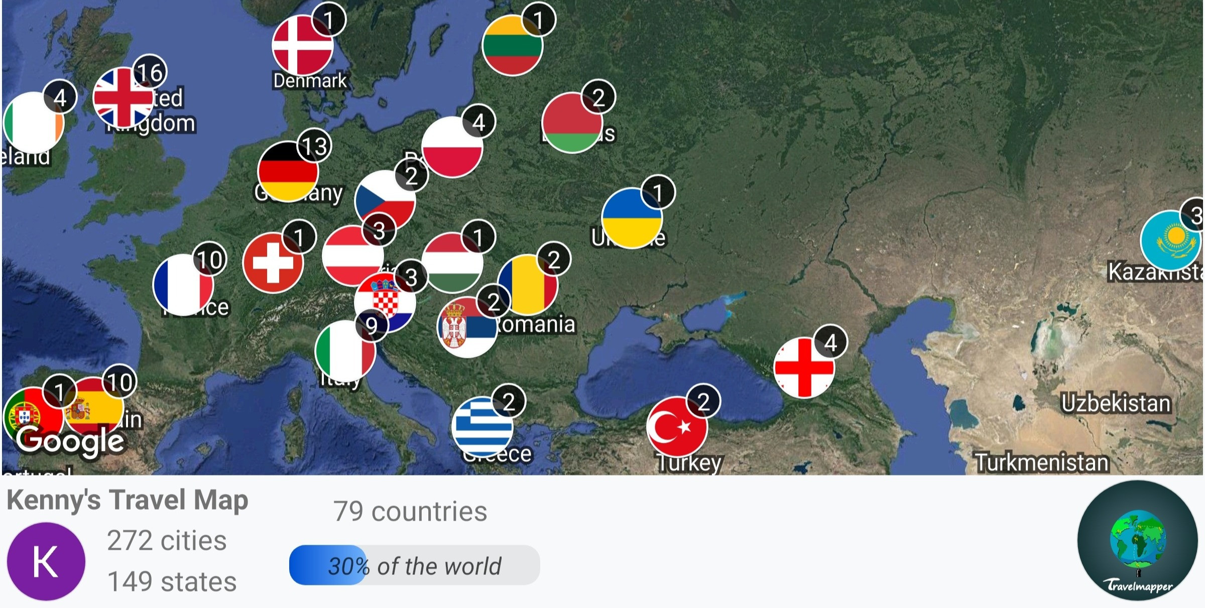 Travelmapperapp - Travel Tracker App | Your Travel Map | Travel Planner