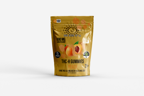 Red Eyes THC-H Gummies 15ct (Very Strong) - Peach | Southern Hemp