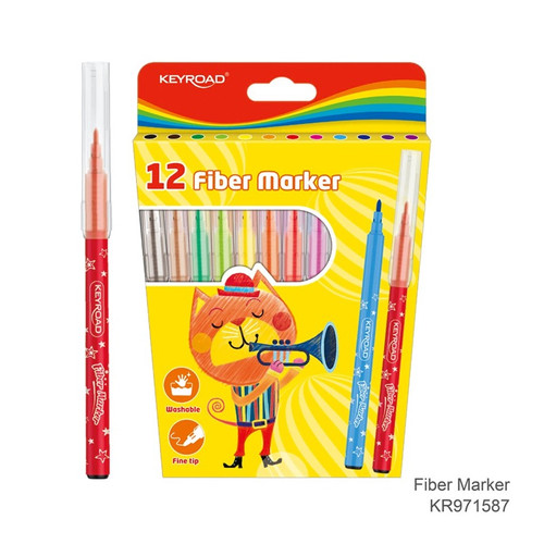 Marcadores escolares, Caja de 12 colores | Cuadernos Escolares