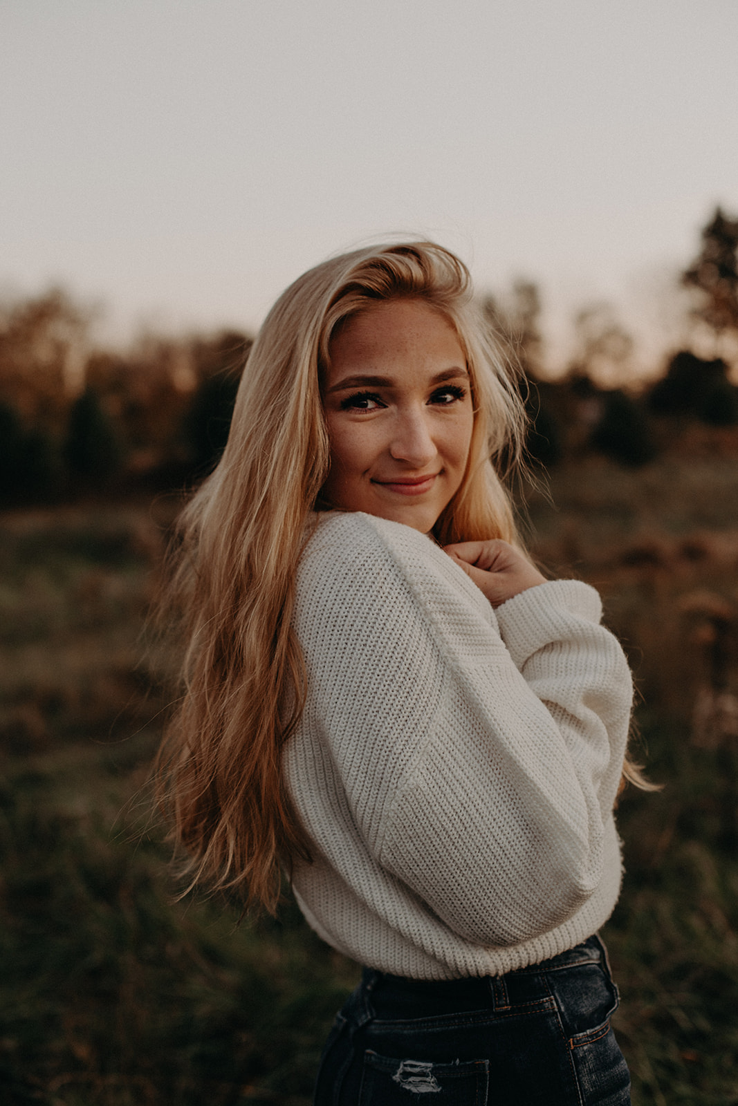 Golden Hour Fall Senior Session | Emily | Class of 2019
