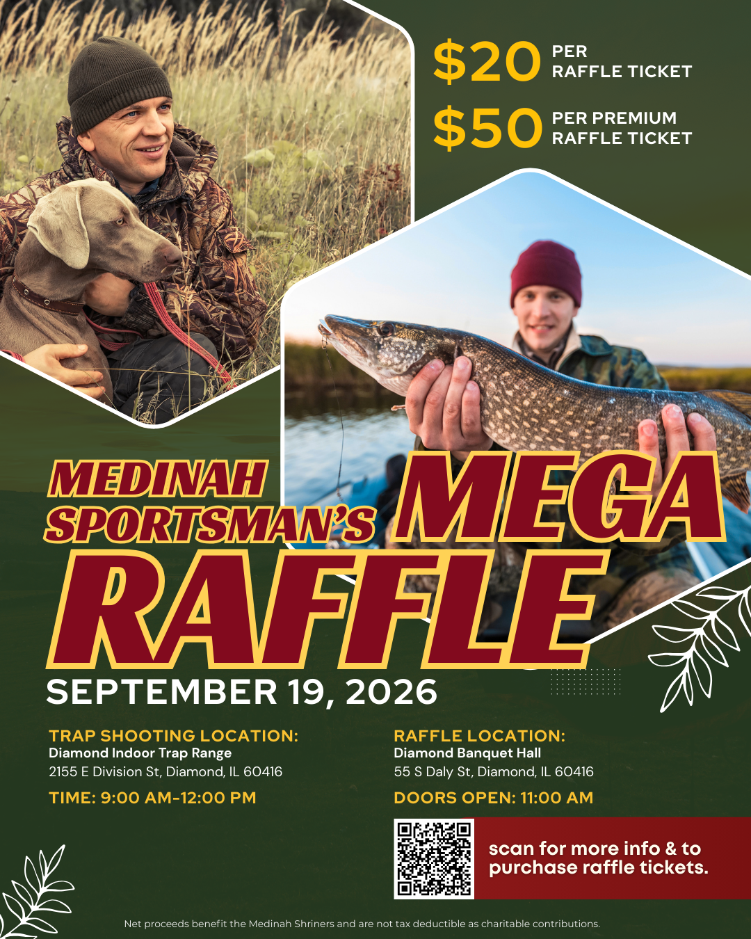 Medinah Sportsman's Mega Raffle | Medinah Shriners