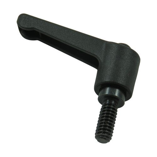 Black Adjustable Lever, 1/4-20 X 1.26" | unique