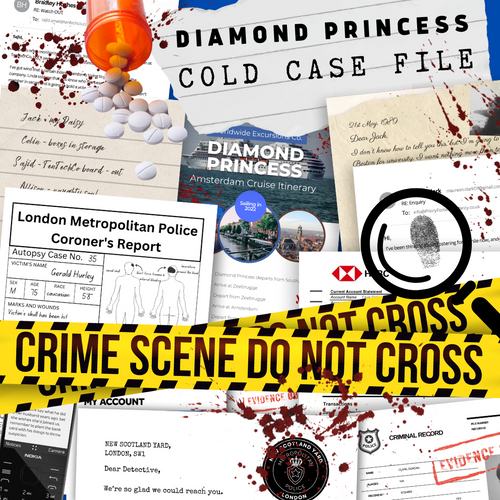 Diamond Princess Case File Digital Download Printable Murder Mystery ...