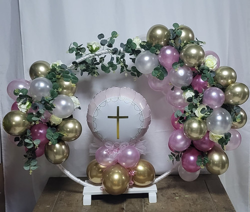 Balloon Hula Hoop Cake Stand or hula hoop Centrepiece ...