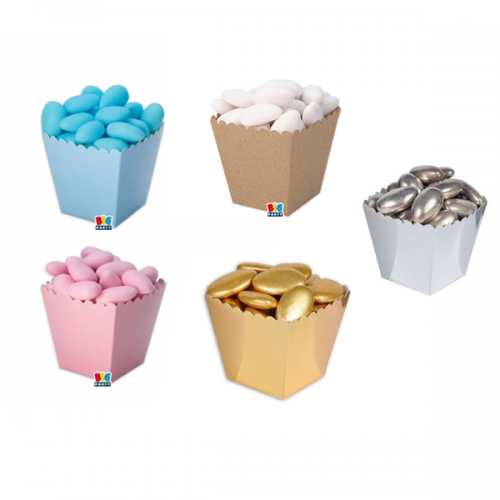 Treat Sweet Perlini Square Boxes Cardboard 5 x 5 x 4cm 12pcs / 1pkt ...