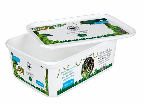 Rain Forest Sensory Bin | Little Raccoons