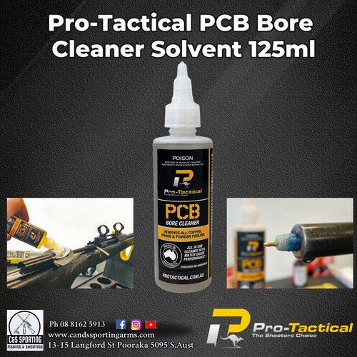 Pro-Tactical PCB Bore Cleaner Solvent 125m | C&S Sporting Arms